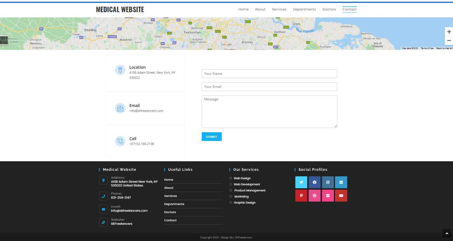 Medi Lab Template - SKFREELANCERS
