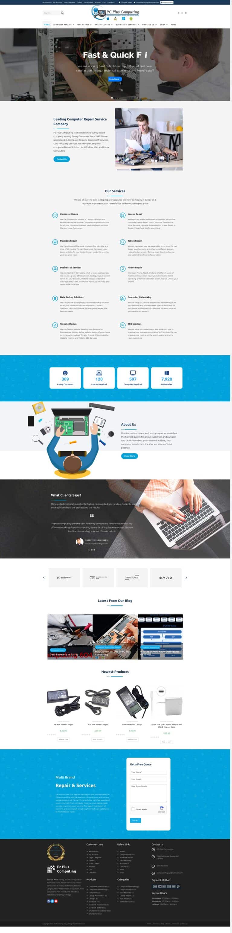 Pc Plus Computing Template - SKFREELANCERS